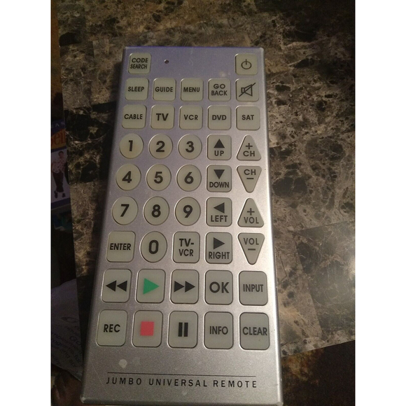 Other | Huge Super Sized Big Jumbo Universal Remote Control | Poshmark
